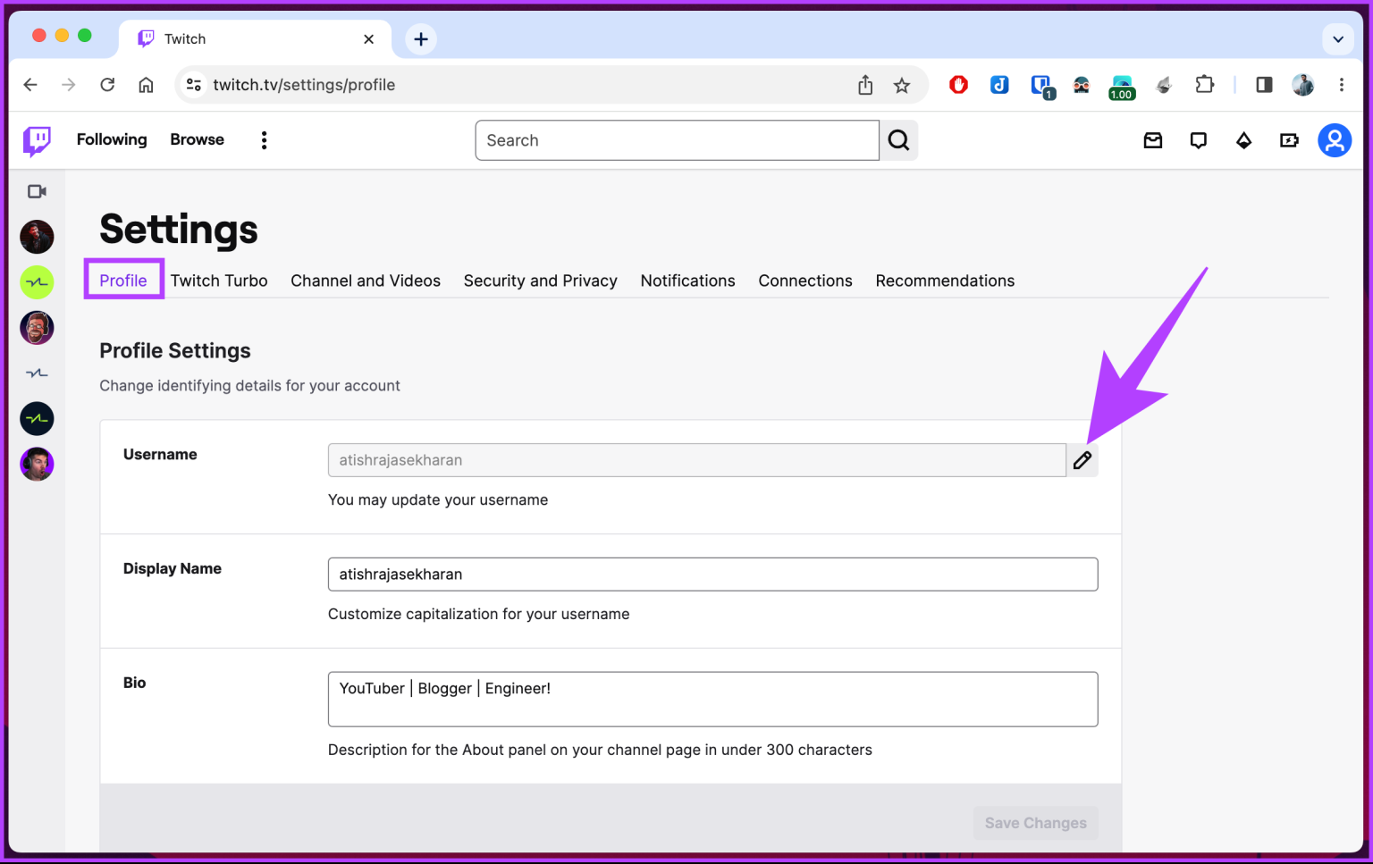 How to Change Twitch Username and Display Name - Guiding Tech