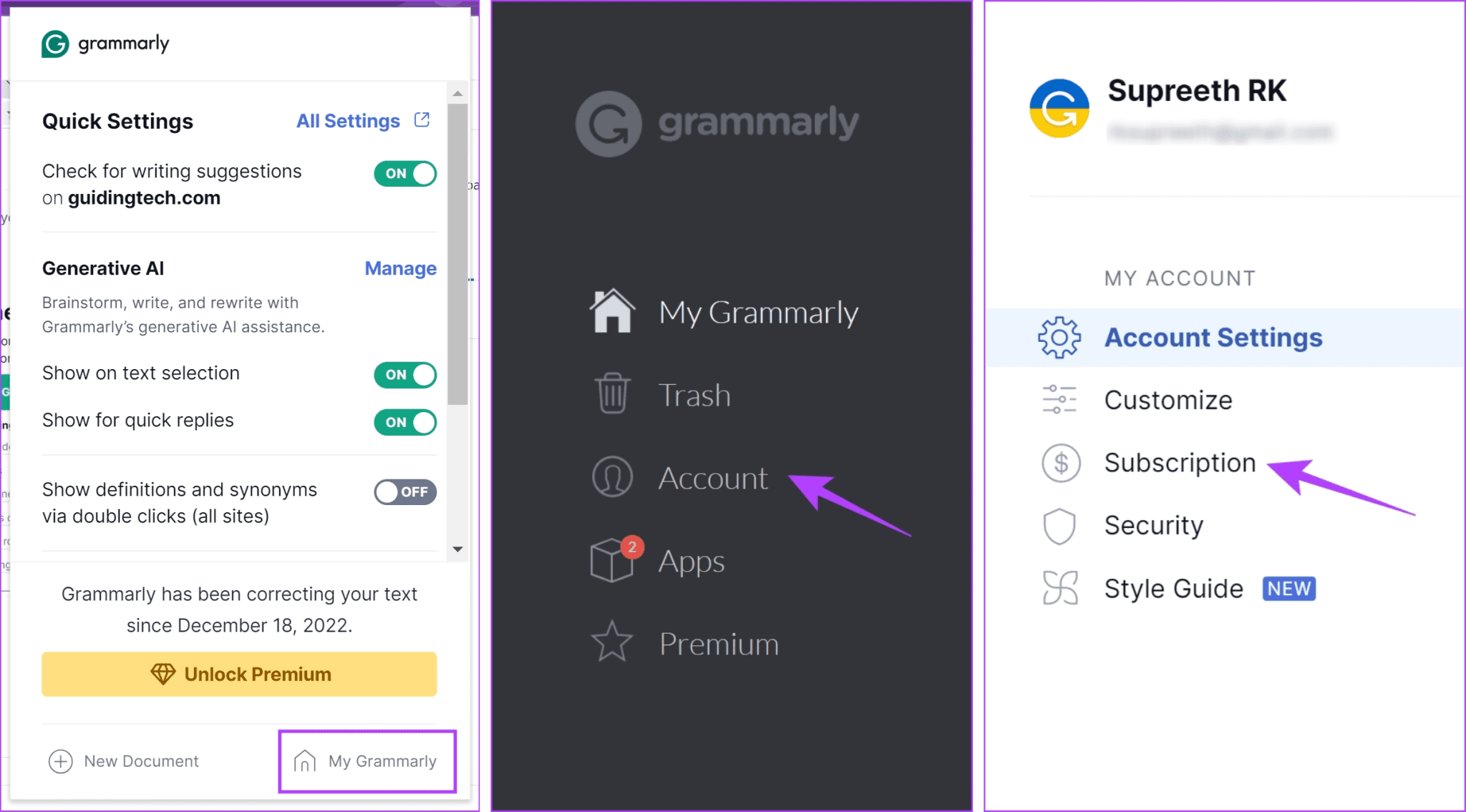 5 Ways to Fix Grammarly Extension Not Working on Chrome - Guiding Tech