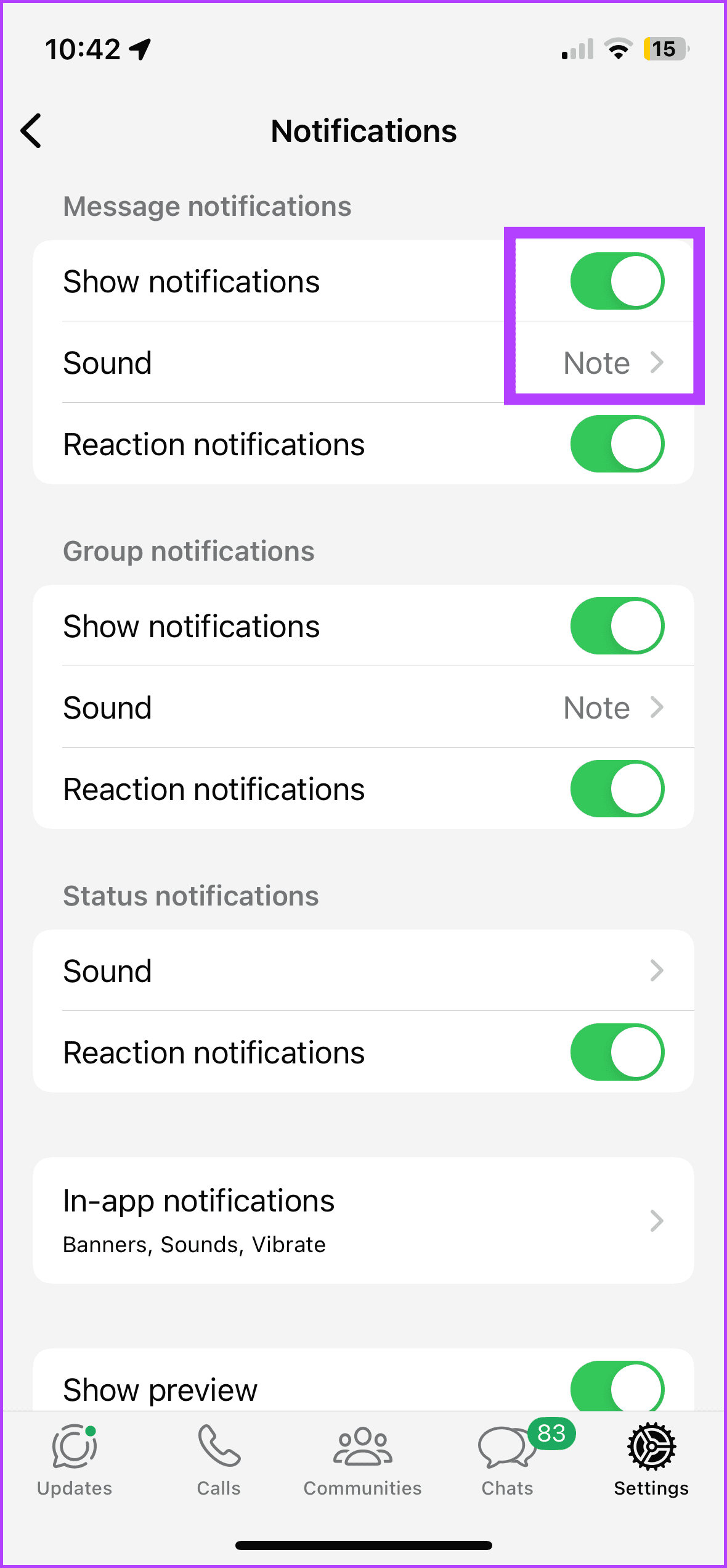 How to Fix WhatsApp Notification Sound Not Working