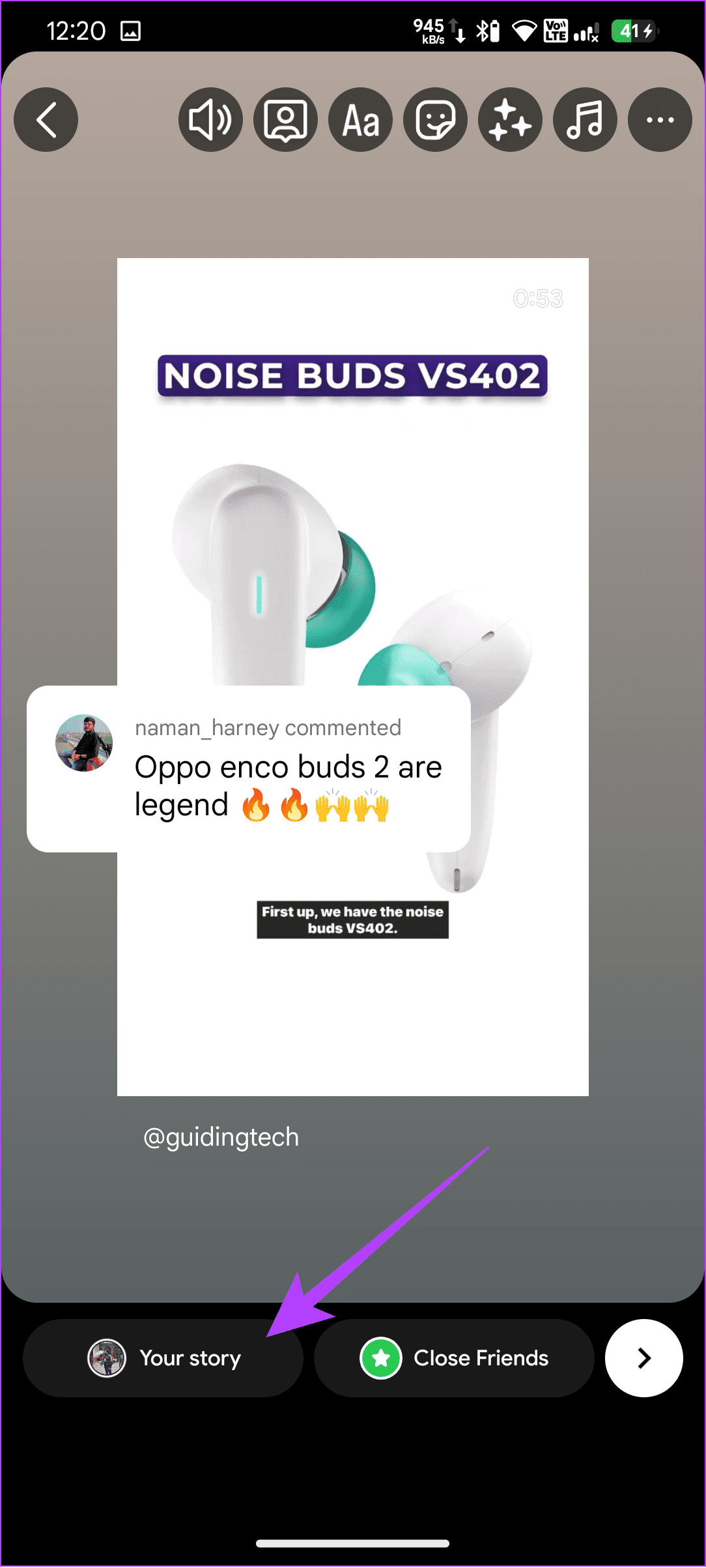 How to Share Comments on Instagram Story - Guiding Tech
