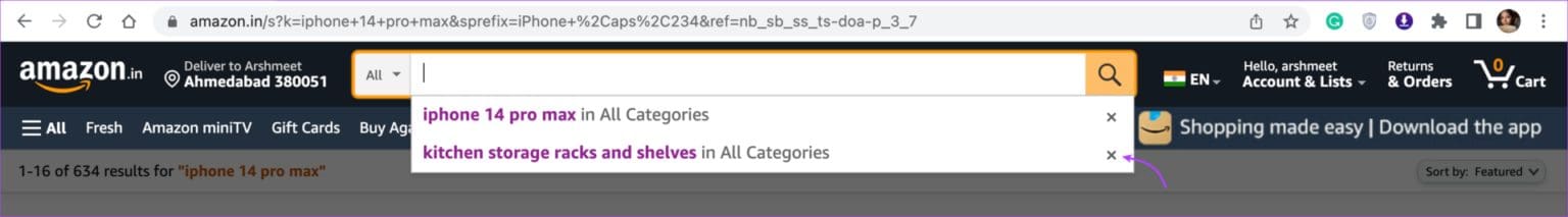 How to Clear Your Amazon Search History - Guiding Tech