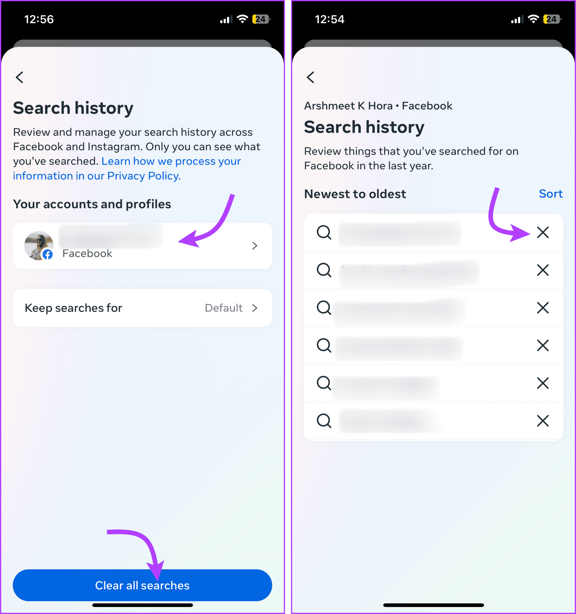 How to Clear Facebook Search Suggestions From Any Device - Guiding Tech