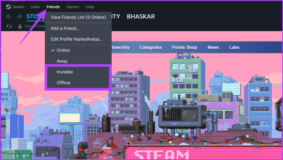 How to Appear Offline or Invisible on Steam (Without Saying Offline ...