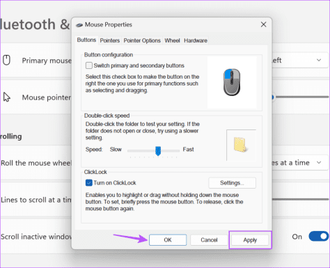 How to Fix Mouse Drag Issues by Activating ClickLock in Windows
