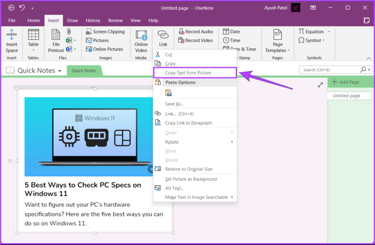 3 Ways to Extract Text From Images on Windows 11 - Guiding Tech