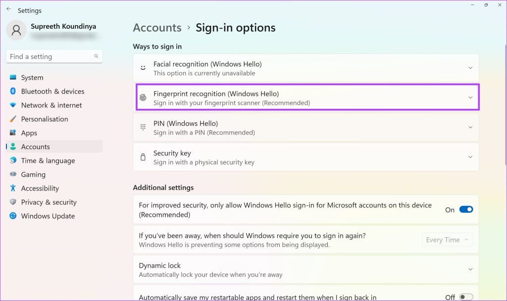 How to Fix Windows Hello Unavailable or Not Working