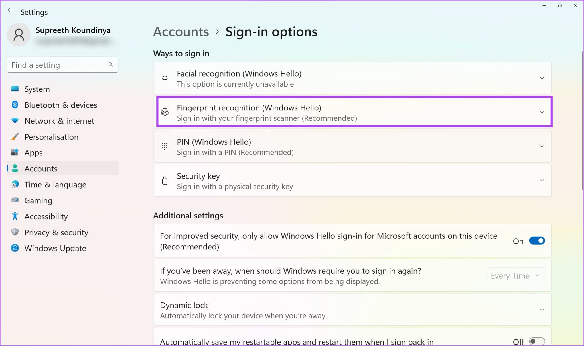 How to Fix Windows Hello Unavailable or Not Working