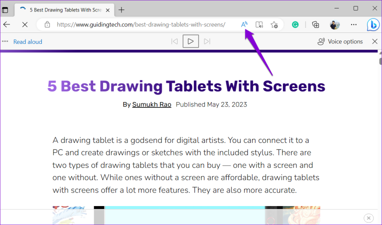 How to Use the Read Aloud Feature in Microsoft Edge - Guiding Tech