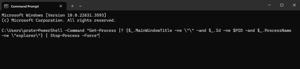 3 Ways to Close All Open Apps at Once on Windows 11 - Guiding Tech