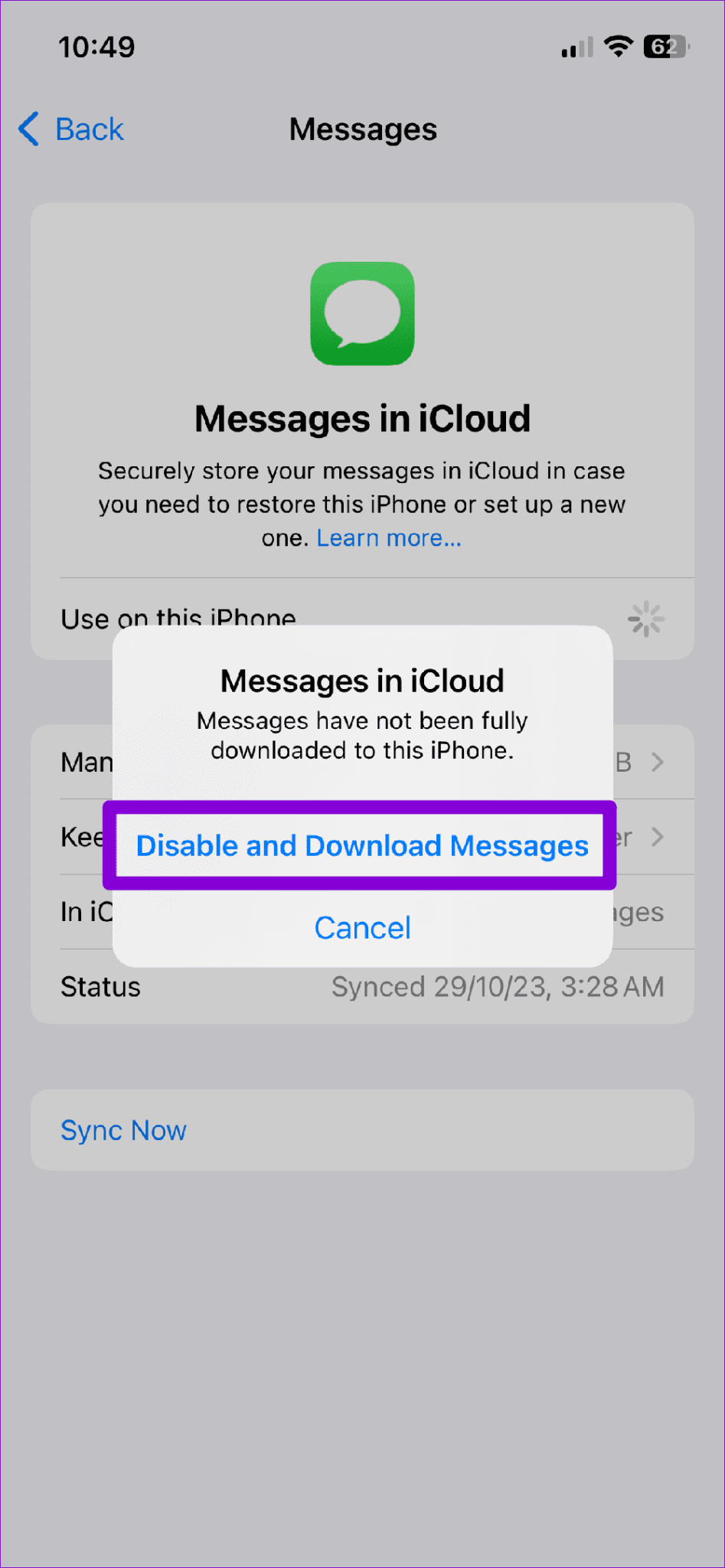 3 Fixes for iPhone Stuck on Downloading Messages From iCloud - Guiding Tech