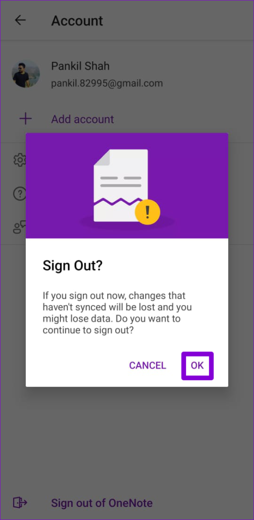 Top 6 Ways to Fix OneNote App Not Working on Android - Guiding Tech