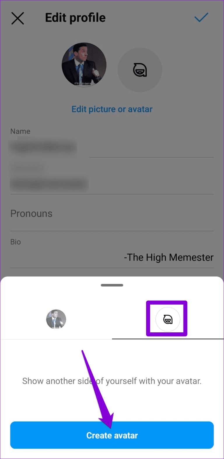 How to Use Your Avatar During Video Calls on Instagram and Facebook ...