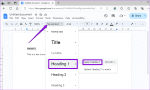 How to Link Paragraphs or Sections in Google Docs