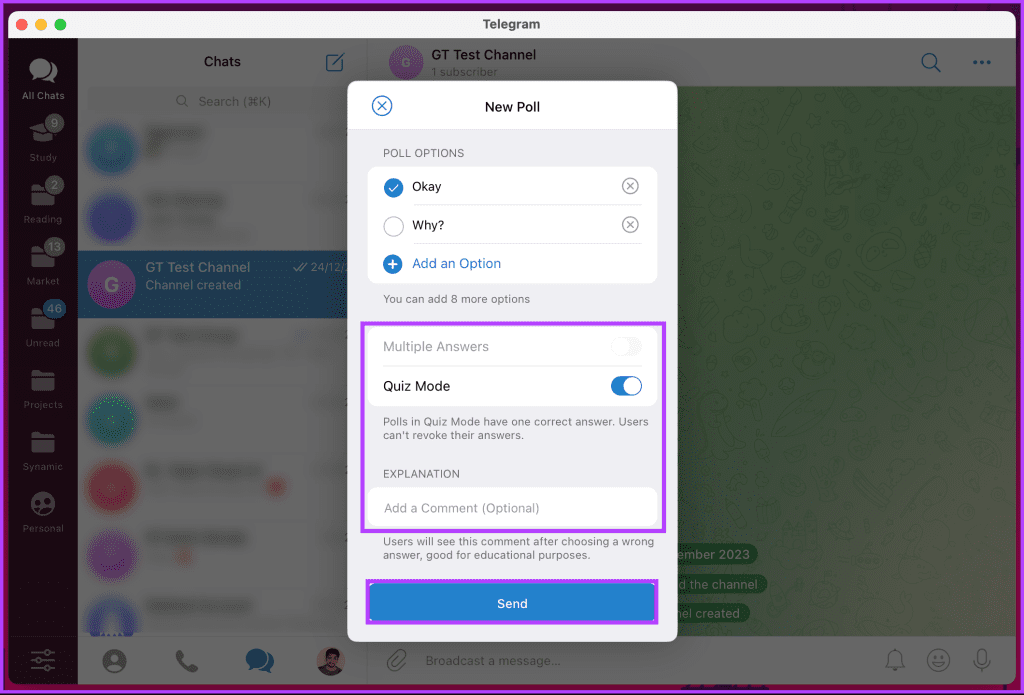 How to Create Poll in Telegram on Desktop and Mobile - Guiding Tech