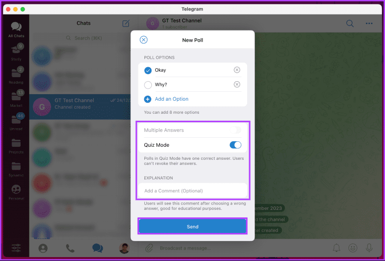 How to Create Poll in Telegram on Desktop and Mobile - Guiding Tech
