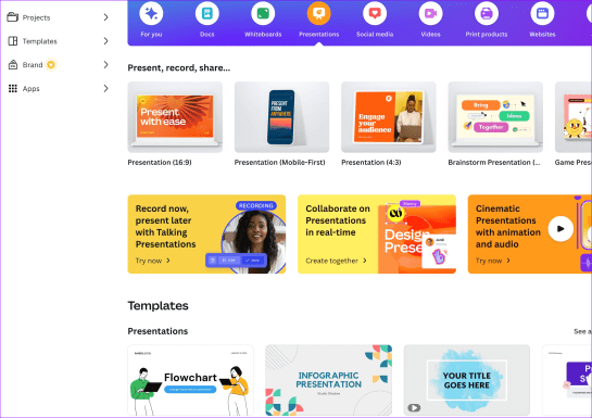 How to Create Presentations in Canva - Guiding Tech