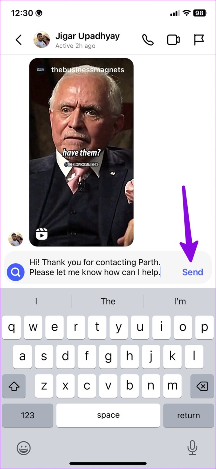 How to Create Saved Replies on Instagram - Guiding Tech