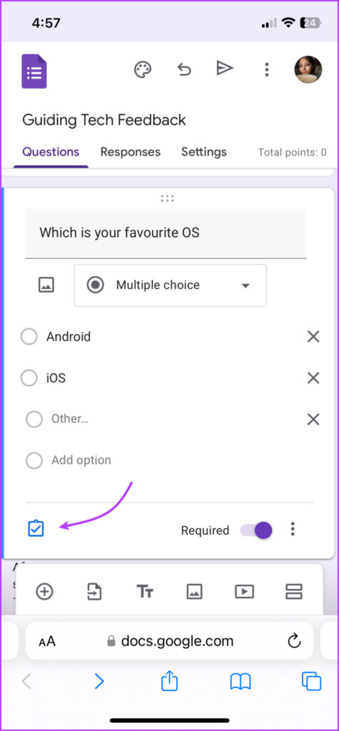 How to Create Google Forms on Mobile: A Beginner's Guide - Guiding Tech