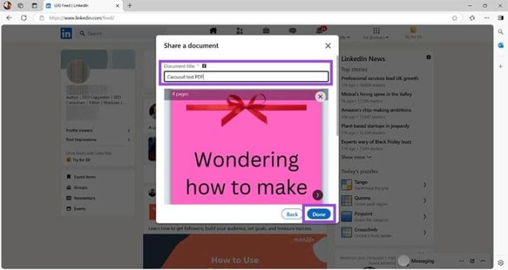 Use This Clever Workaround to Post Carousels on LinkedIn - Guiding Tech