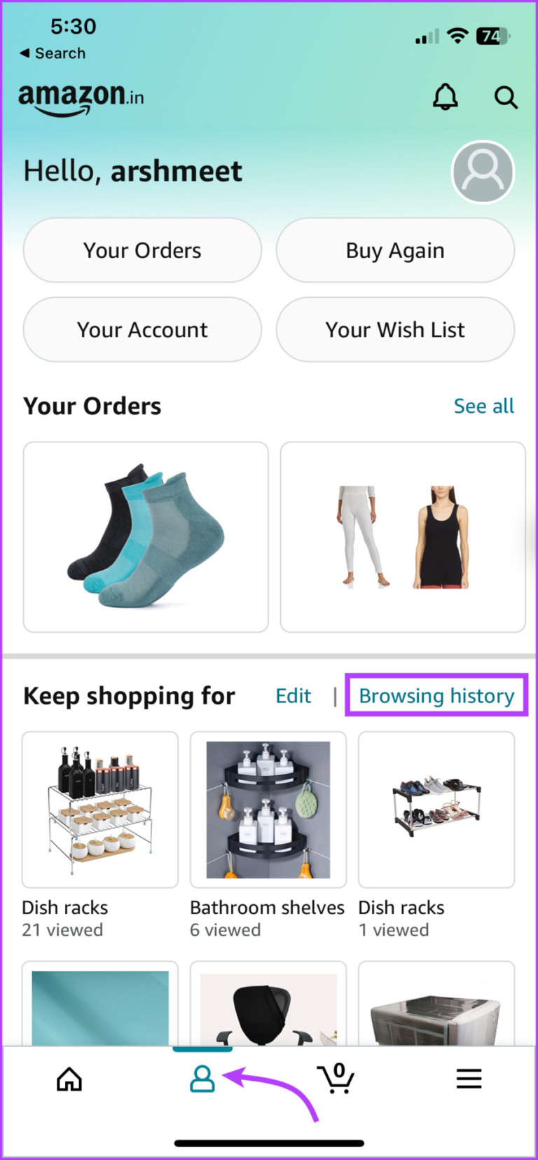How to Clear Your Amazon Search History - Guiding Tech
