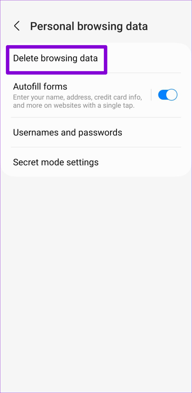 5 Ways to Fix Samsung Internet Browser Not Loading Pages - Guiding Tech