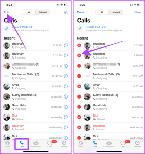How to Delete WhatsApp Call History on Android and iOS Devices ...