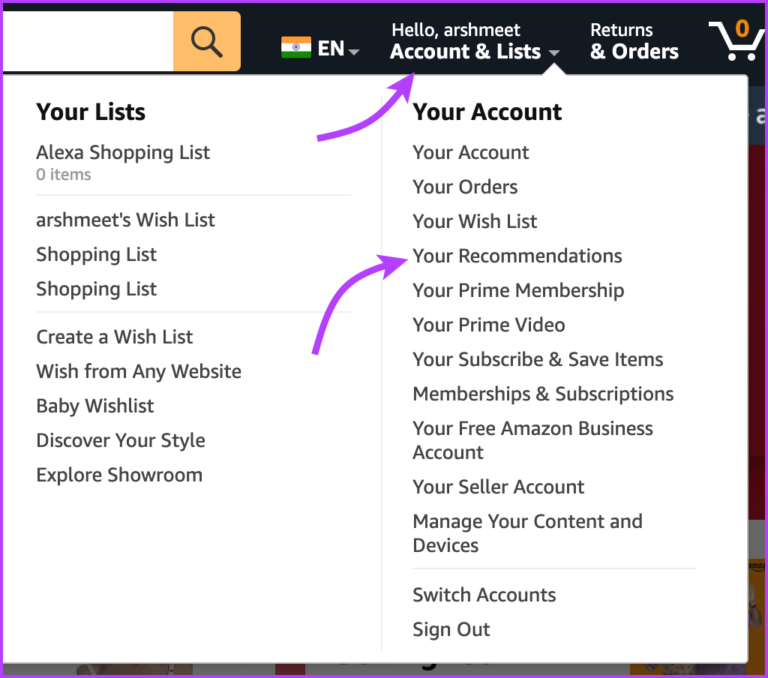 How to Clear Your Amazon Search History - Guiding Tech