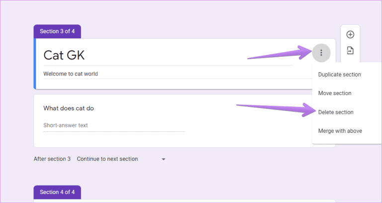 A Complete Guide to Using Sections in Google Forms - Guiding Tech