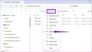 3 Ways to Find Large Files on Windows 10 and 11 - Guiding Tech