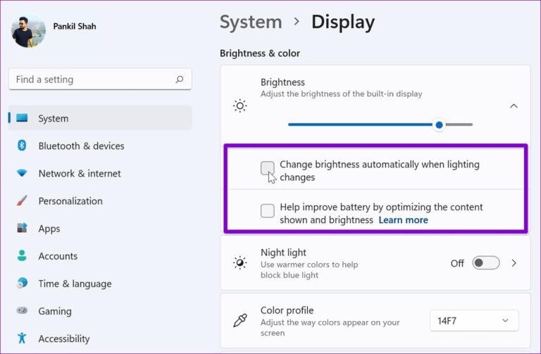 5 Ways to Fix Brightness Not Working on Windows 11 Laptops - Guiding Tech