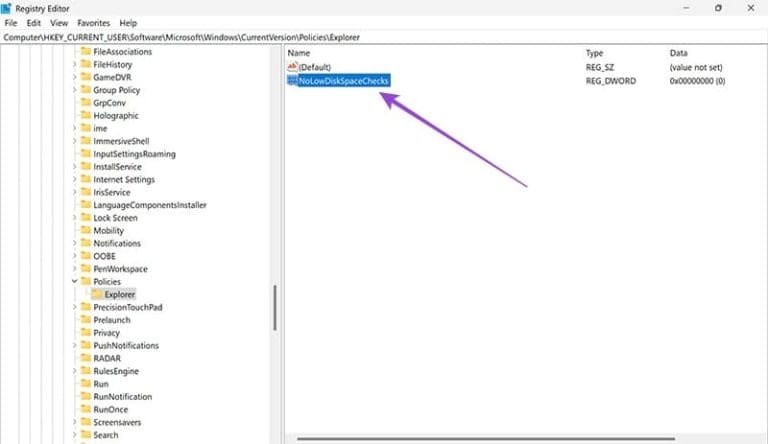 Disable Low Disk Space Warning (Windows 11) - Guiding Tech