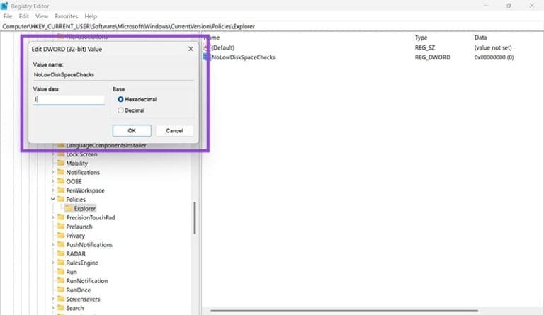Disable Low Disk Space Warning (Windows 11) - Guiding Tech