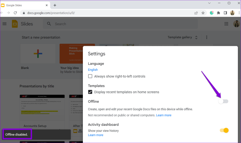 Top 7 Ways to Fix Google Slides Not Loading in Chrome - Guiding Tech