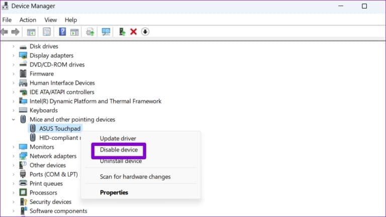 Top 5 Ways to Disable Touchpad in Windows 11 Laptops - Guiding Tech