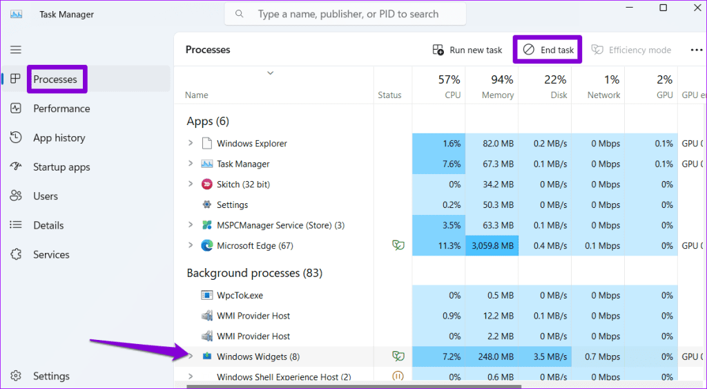 4 Ways to Fix Widgets Not Working on Windows 11 - Guiding Tech