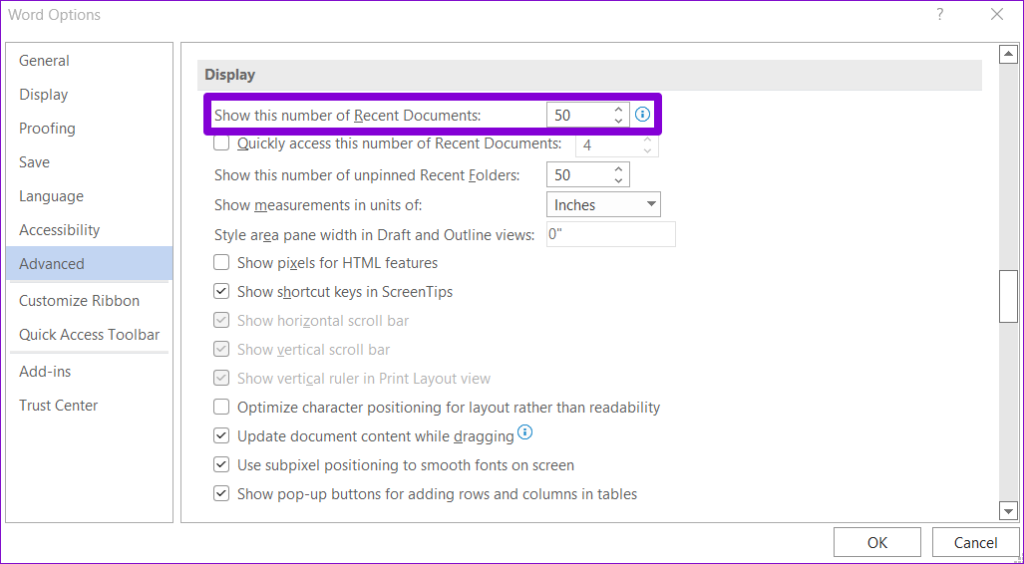 How to Clear or Disable Recently Used Documents List in Microsoft Word ...
