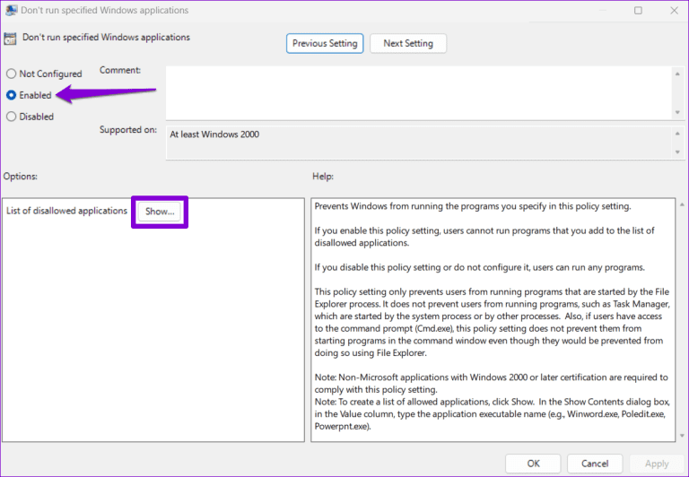How to Prevent Users From Running Certain Programs on Windows 11 ...