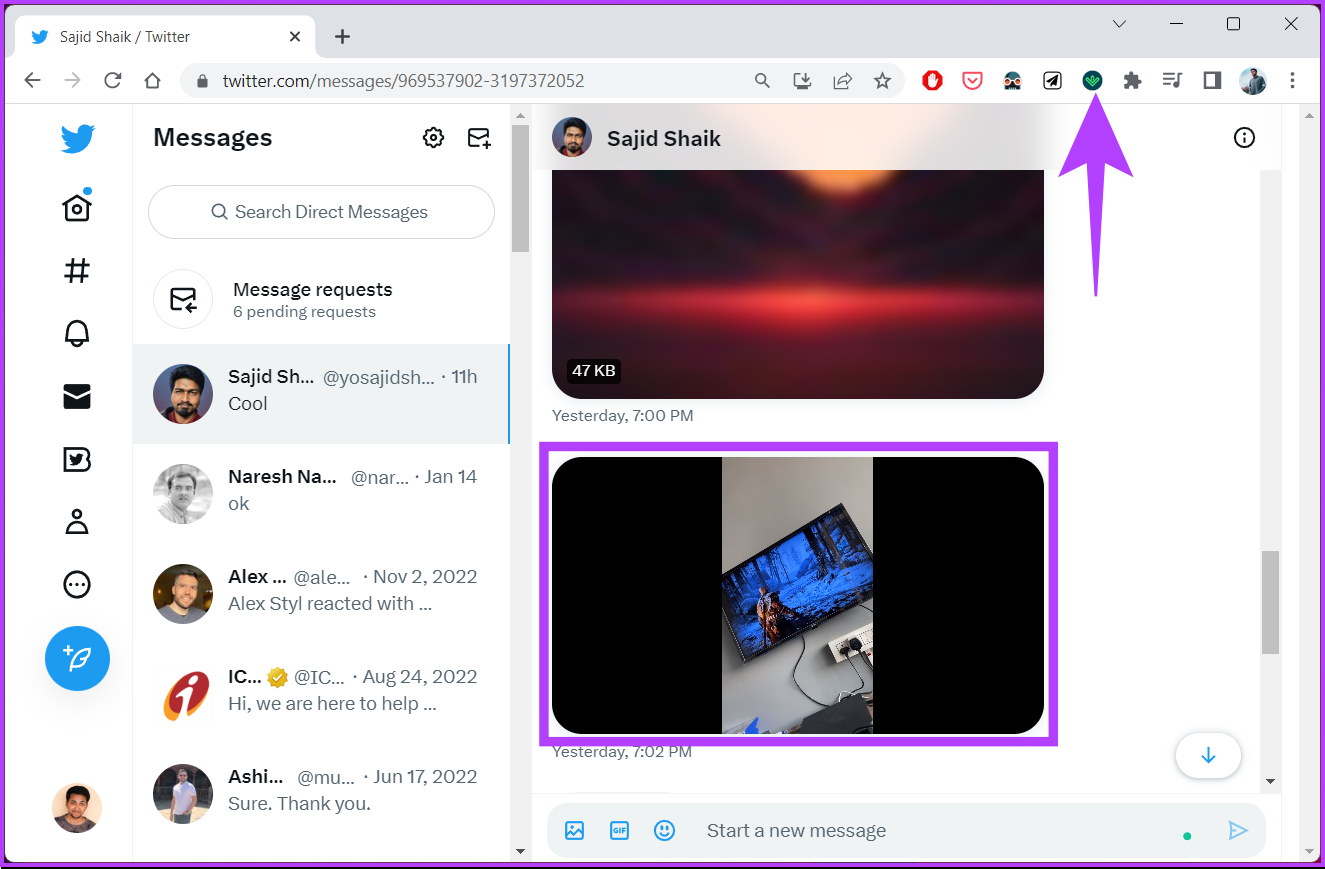 How to Download Video From Twitter (X) DMs on PC and Mobile - Guiding Tech