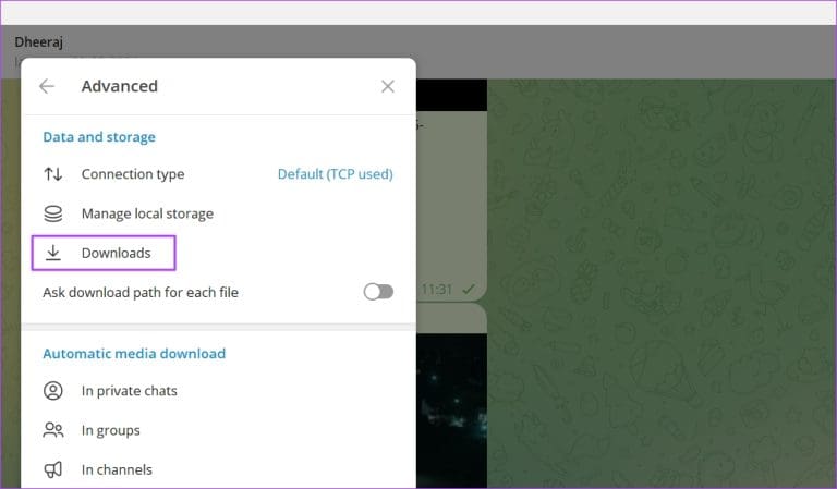 How to Manage Downloads in Telegram - Guiding Tech