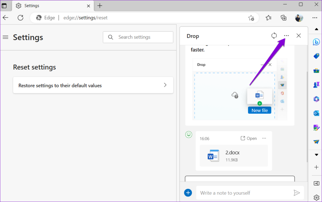How to Use Microsoft Edge Drop Feature to Share Files Between Devices ...