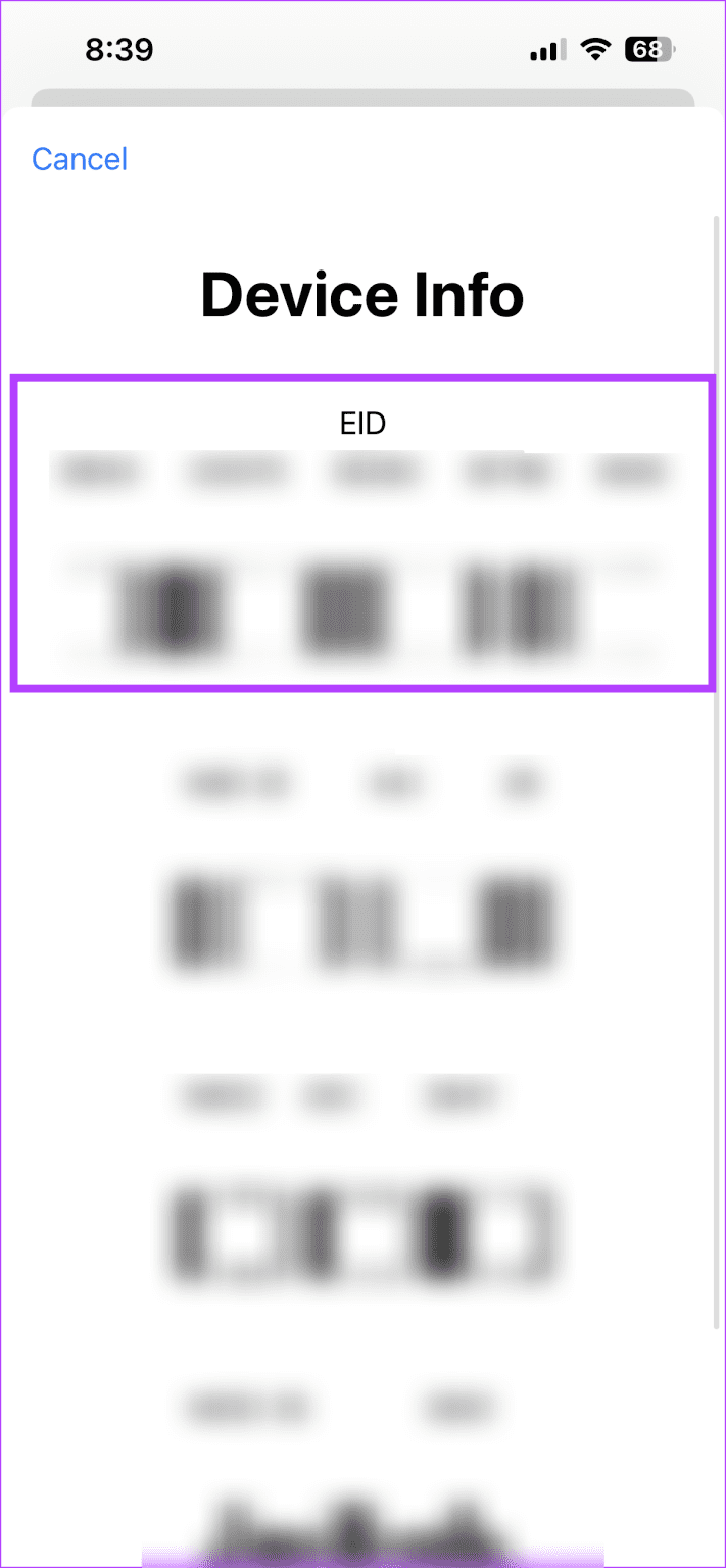 What Is EID Number on iPhone and How Can You Find It - Guiding Tech