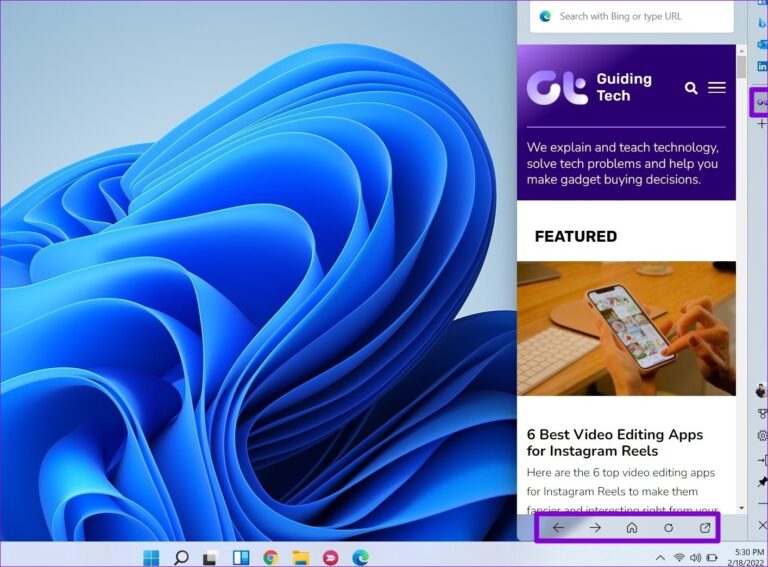 How to Use the Edge Bar in Microsoft Edge on Windows 11 - Guiding Tech