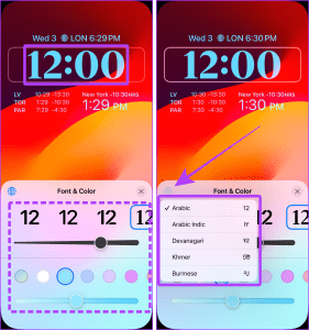 4 Ways to Add and Customize Clock on iPhone Lock Screen - Guiding Tech
