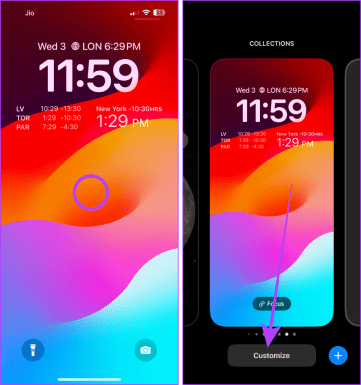 4 Ways to Add and Customize Clock on iPhone Lock Screen - Guiding Tech