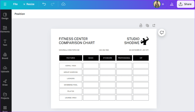 How to Create and Customize Tables in Canva