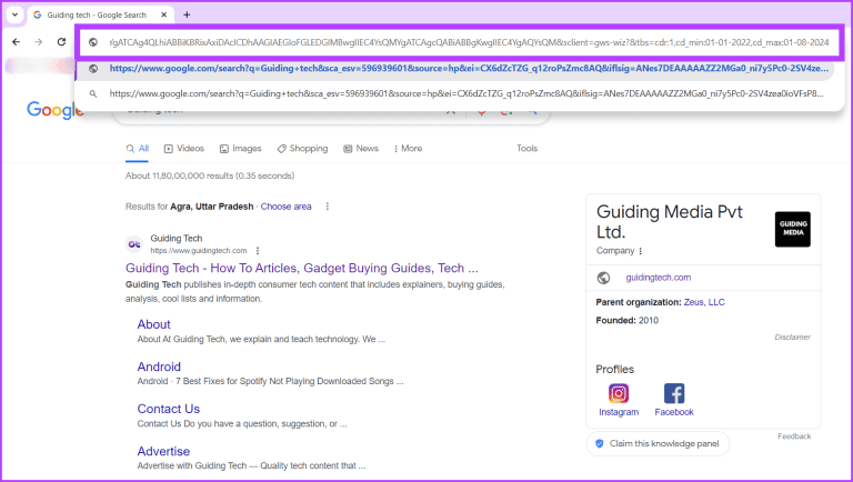 4 Ways to Get Google Search Results by Date - Guiding Tech