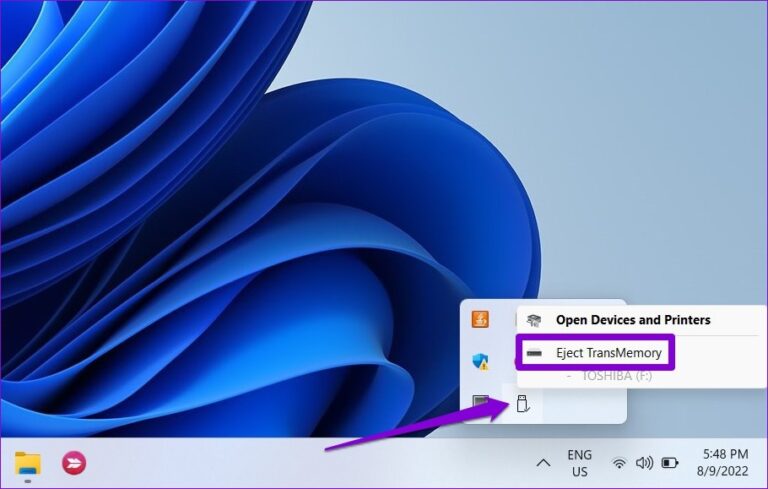 6 Ways to Safely Eject a USB Drive on Windows 11 - Guiding Tech