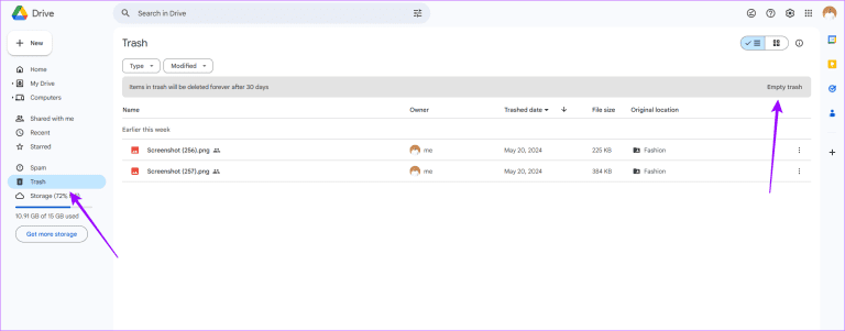 3 Ways to Fix if You Can’t Delete Files on Google Drive - Guiding Tech