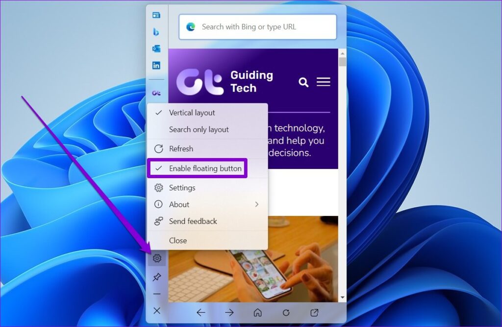 How to Use the Edge Bar in Microsoft Edge on Windows 11 - Guiding Tech