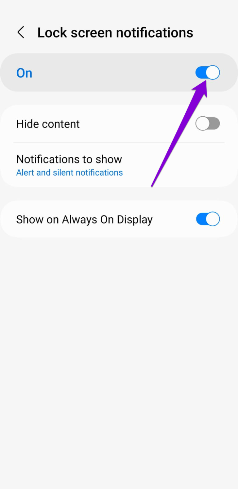 Top 8 Ways to Fix Lock Screen Notifications Not Showing on Android ...
